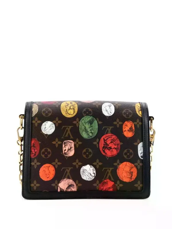 LOUIS VUITTON Dauphine Limited Edition Fornasetti Cameo Monogram Canvas Mm - Black