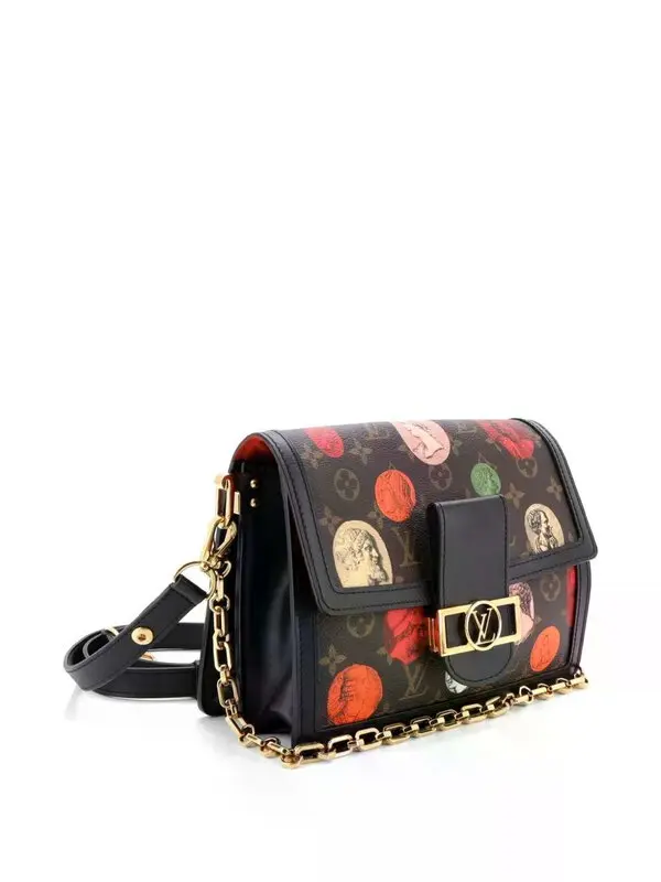 LOUIS VUITTON Dauphine Limited Edition Fornasetti Cameo Monogram Canvas Mm - Black