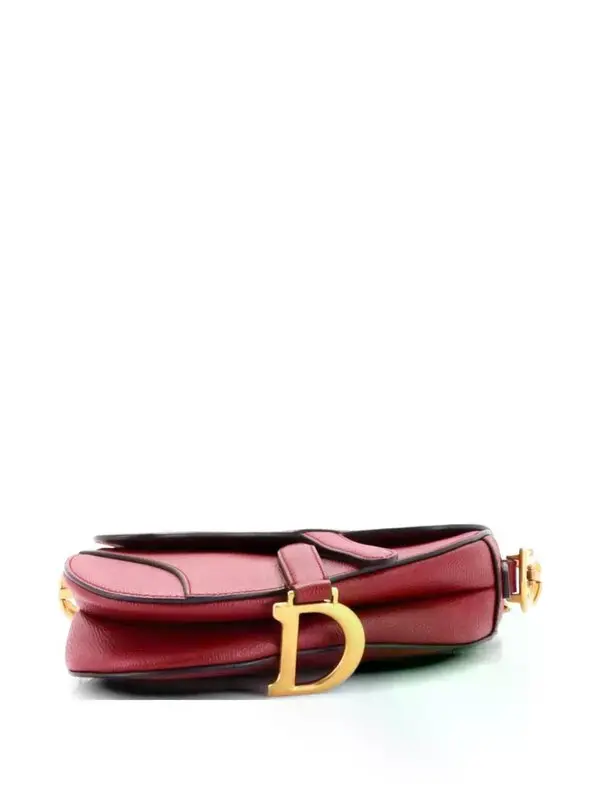 Dior Saddle Mini Shoulder Bag Leather - Red