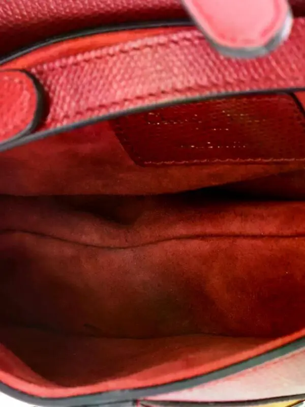 Dior Saddle Mini Shoulder Bag Leather - Red