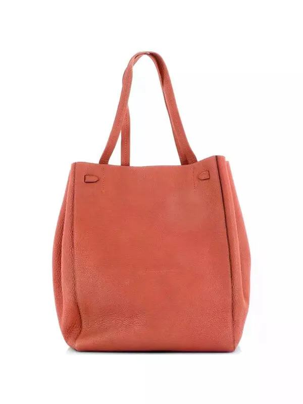Celine Phantom Tie Cabas Medium Tote - Red