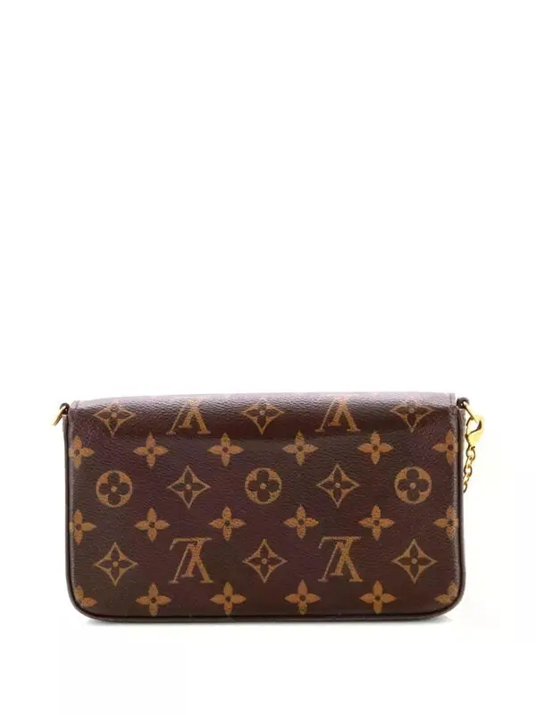 LOUIS VUITTON Felicie Pochette Monogram Canvas - Brown