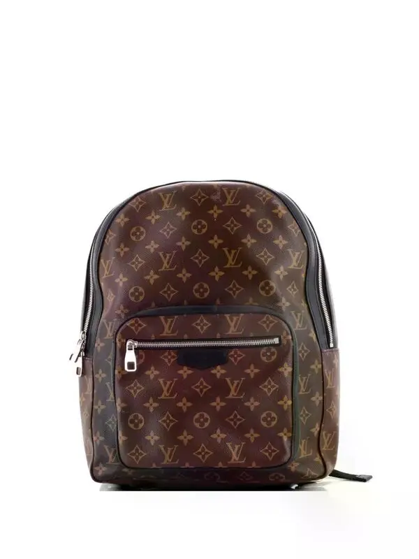 LOUIS VUITTON Josh Macassar Monogram Canvas Backpack - Brown