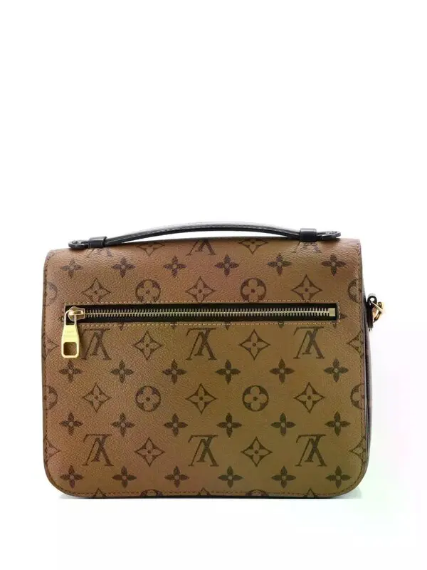 LOUIS VUITTON Pochette Metis Reverse Monogram Canvas Crossbody Bag - Brown