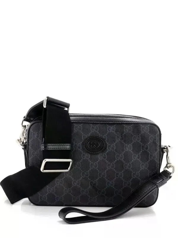 Gucci Interlocking G Patch Gg Coated Canvas Small Shoulder Bag