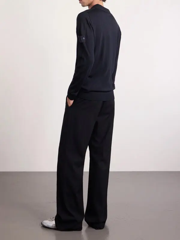 Stone Island Ghost Virgin Wool Polo Shirt