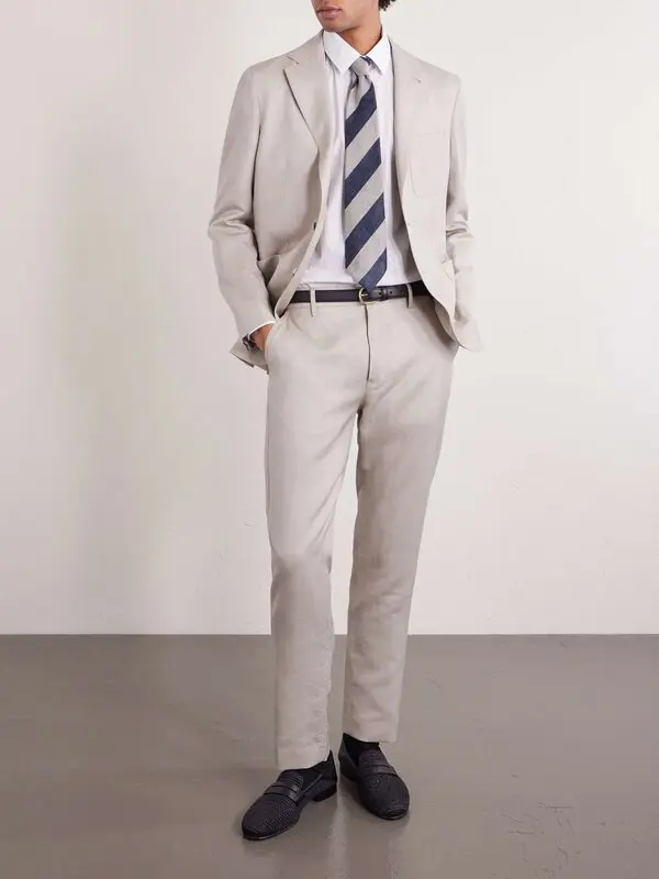Canali Pinstriped Cotton Shirt