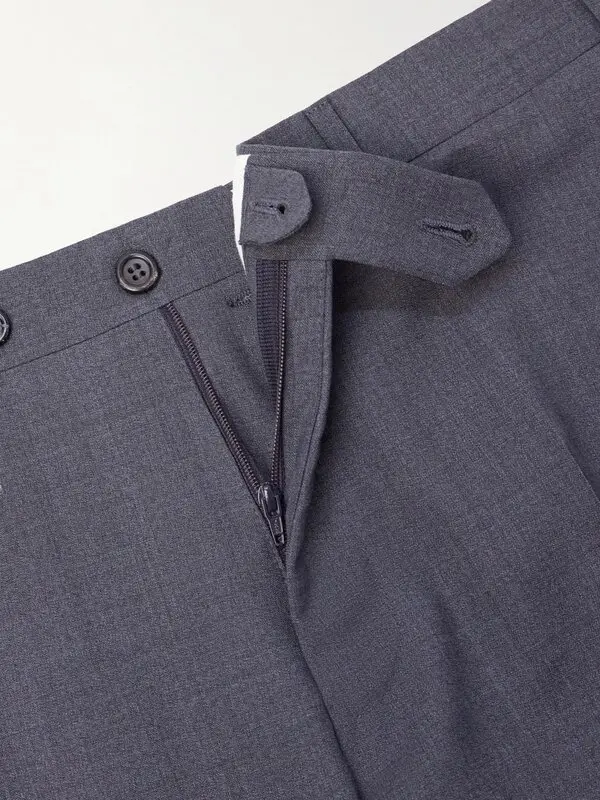 Canali Straight-leg Super 130s Wool Suit Trousers