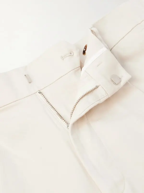 Nn07 Kay 1420 Wide-leg Pleated Trousers - Neutrals