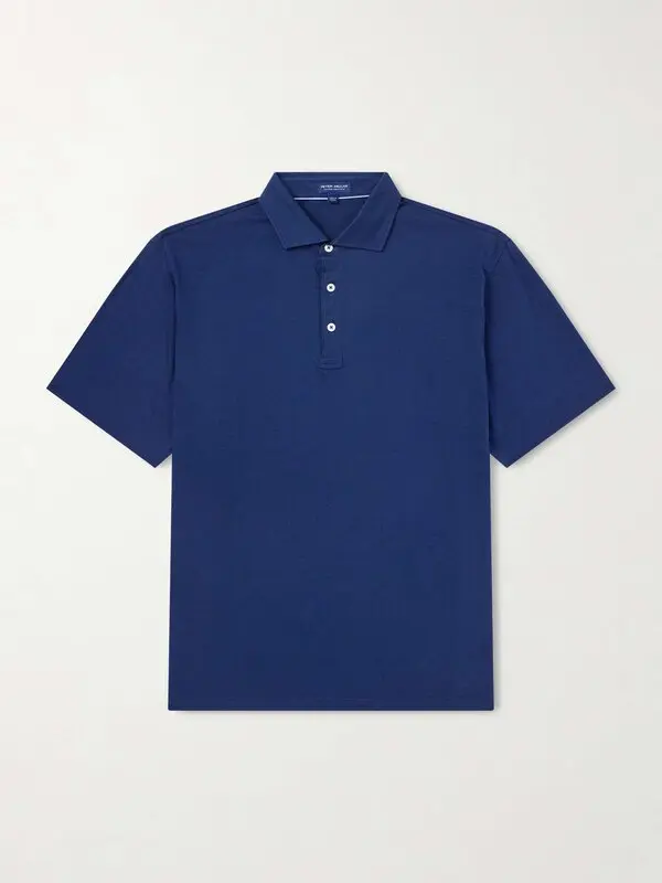 Peter Millar Excursionist Stretch-cotton And Modal-blend Polo Shirt