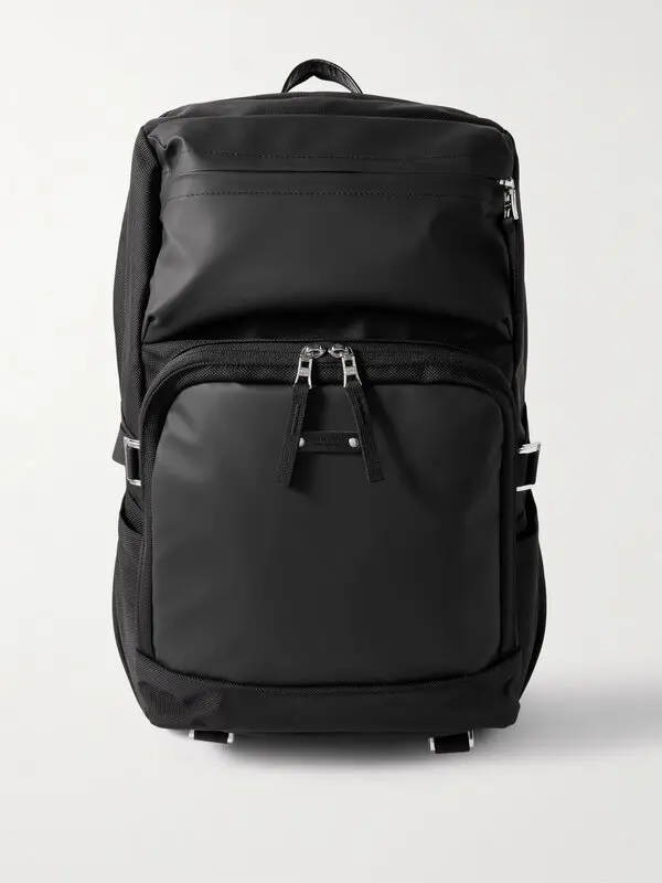 MASTER-PIECE CO Spec Cordura®-trimmed Mastertex-09™ And Leather Backpack - Black