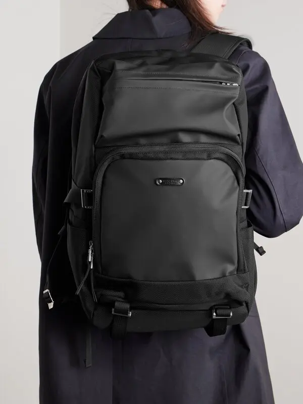 MASTER-PIECE CO Spec Cordura®-trimmed Mastertex-09™ And Leather Backpack