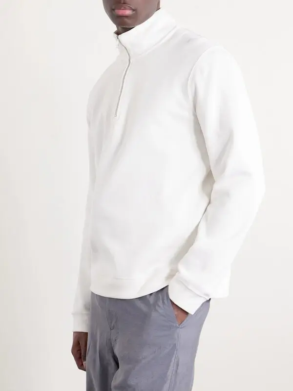 Mr P. Cotton Half-zip Sweater