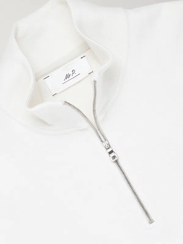 Mr P. Cotton Half-zip Sweater