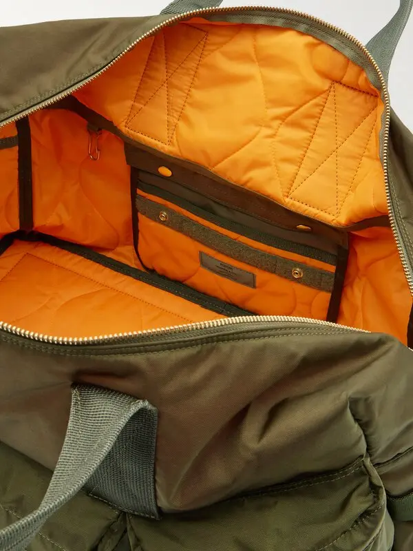 PORTER-YOSHIDA & CO Force 2way Nylon Duffle Bag - Green