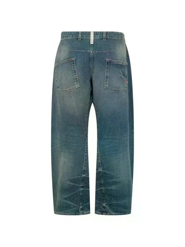 AMISH SUPPLIES Twist Straight Leg Jeans - Blue