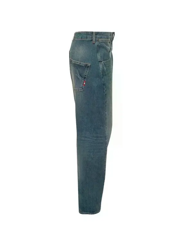 AMISH SUPPLIES Twist Straight Leg Jeans - Blue