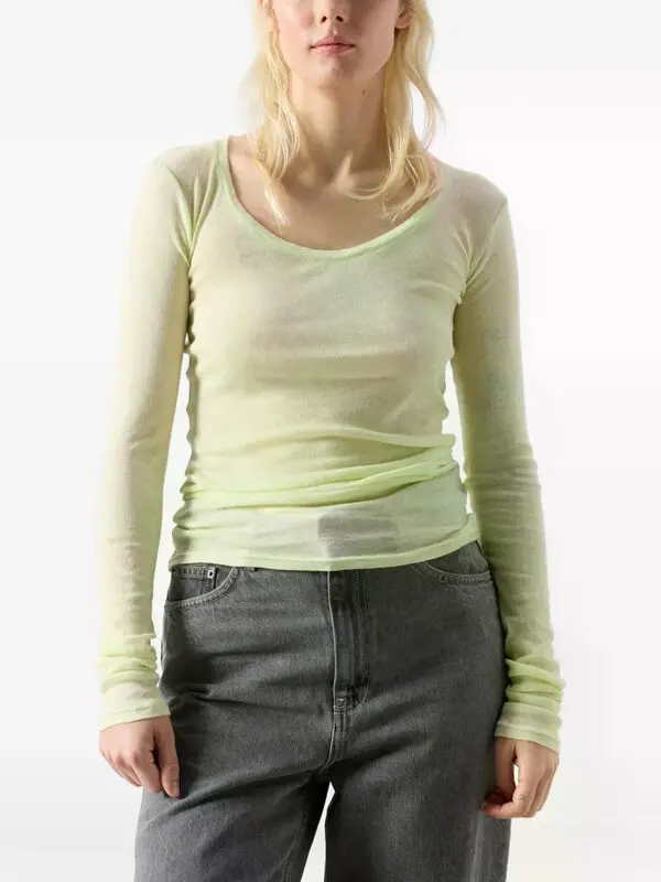 American Vintage Massachusetts Long-sleeve Top - Green