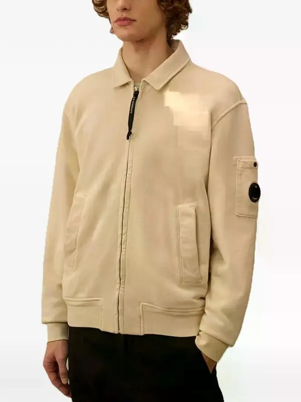 C.P. COMPANY Zip-up Sweatshirt - Neutrals