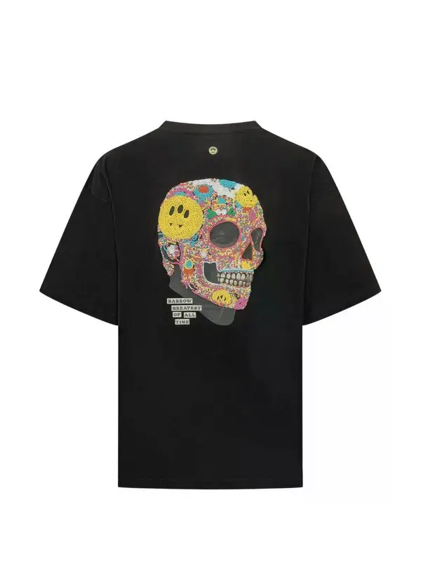 BARROW Skull Graphic T-shirt - Black