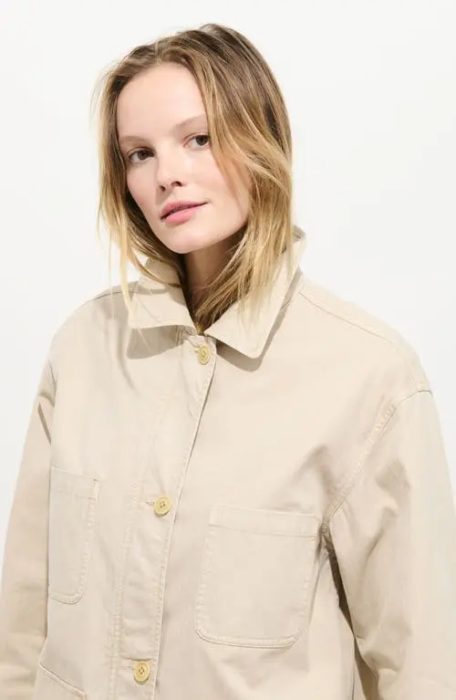 ALEX MILL Cotton Painter Jacket - Sand