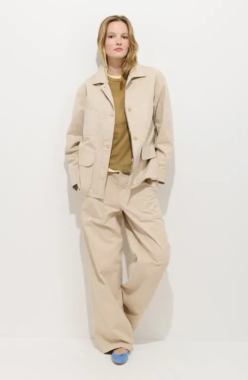 ALEX MILL Cotton Painter Jacket - Sand