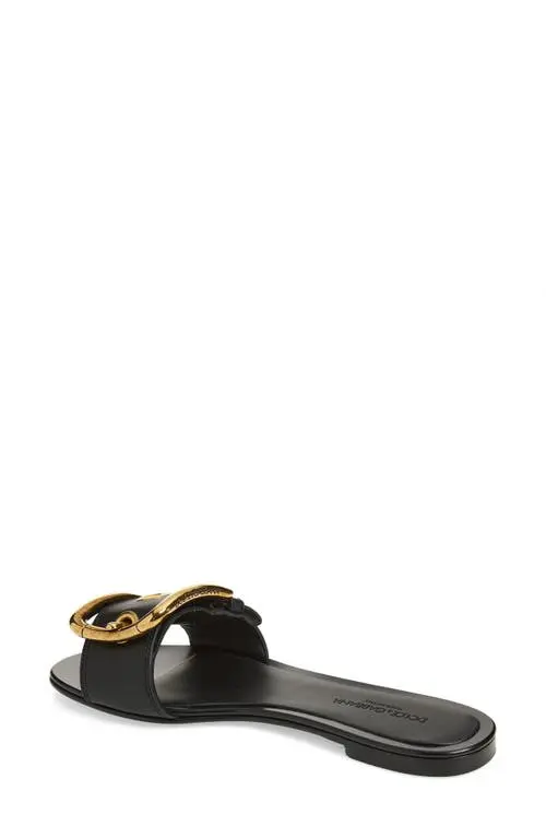 Dolce & Gabbana Buckle Slide Sandal