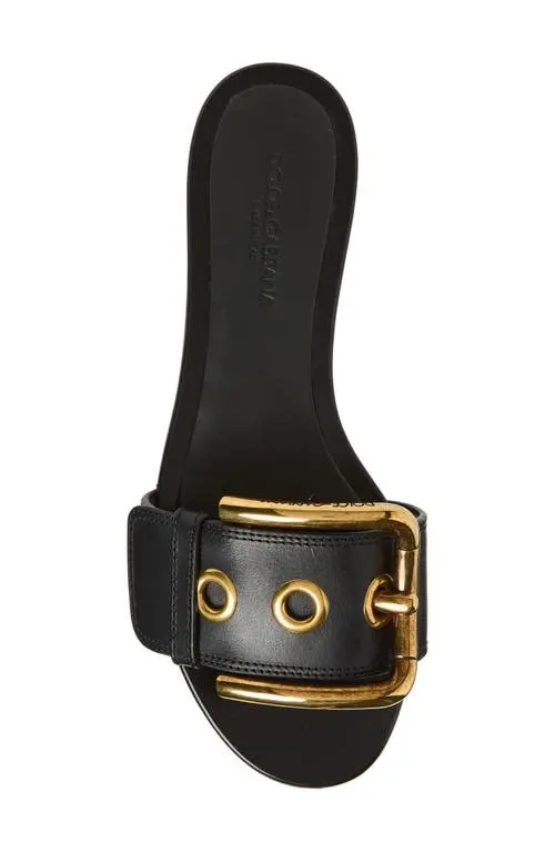 Dolce & Gabbana Buckle Slide Sandal