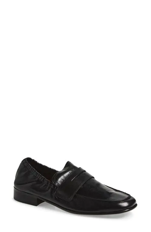 TONY BIANCO Gloria Penny Loafer - Black Vintage