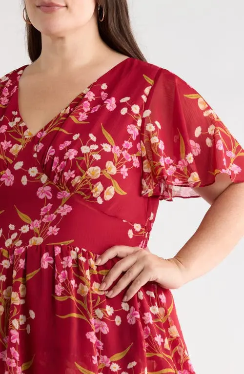 SUGARLIPS Ginnie Amabel Tiered Maxi Dress