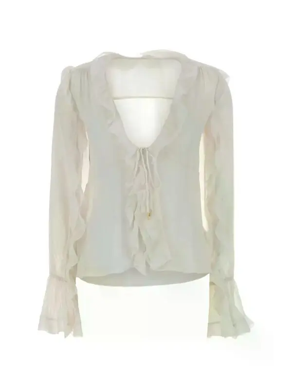 Alberta Ferretti Ruffled Blouse