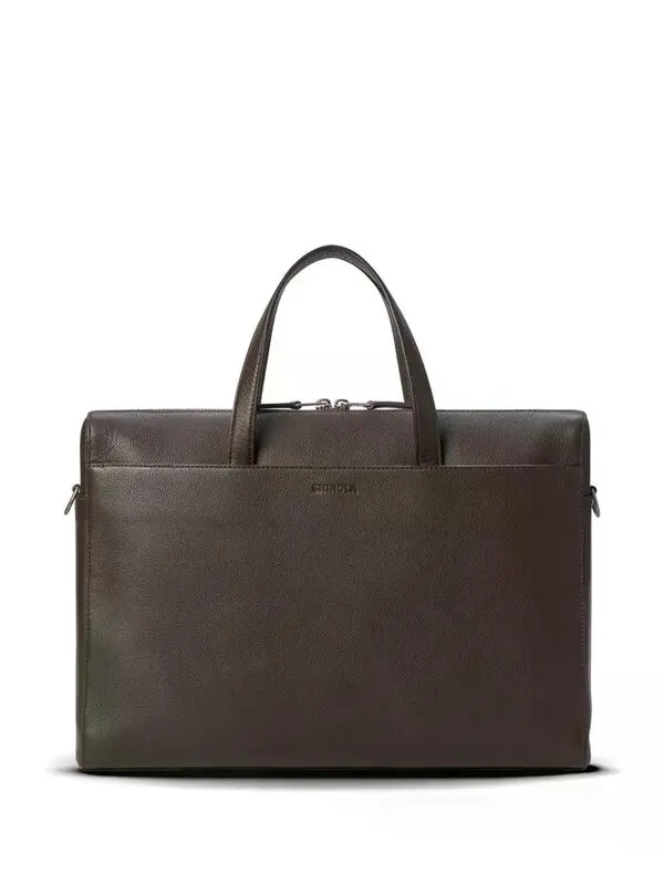 Shinola Canfield Leather Briefcase - Brown