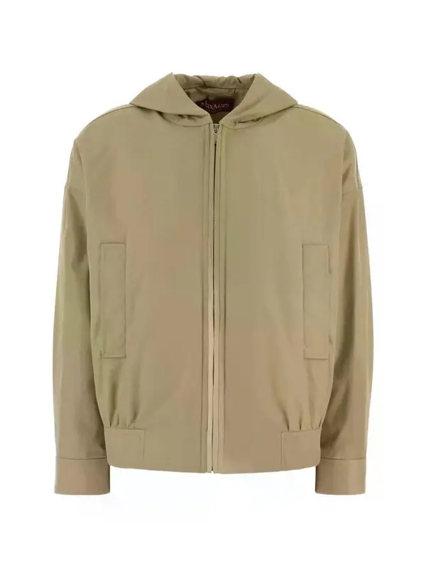 Max Mara Risorsa Hooded Cotton Jacket - Neutrals