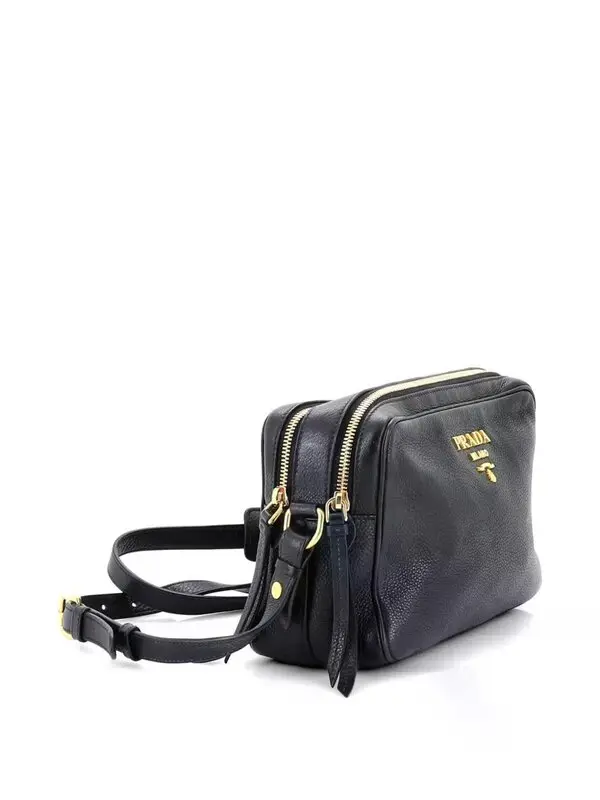 Prada Double Zip Camera Bag Vitello Phenix Medium Crossbody Bag