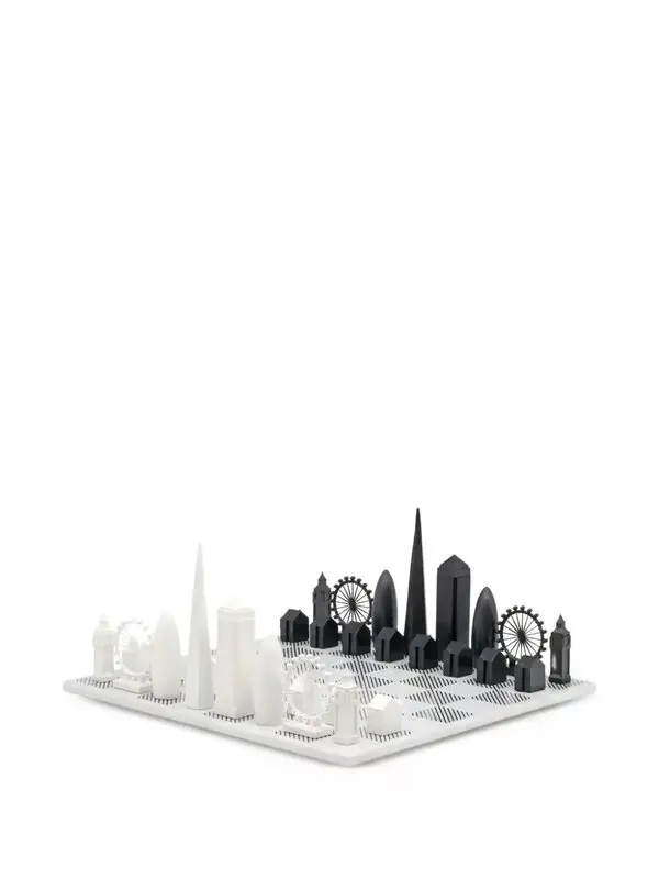 SKYLINE CHESS London Chess Set - White
