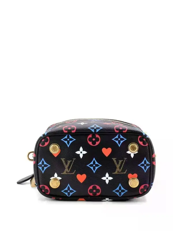 LOUIS VUITTON Vanity Handbag Limited Edition Game On Monogram Pm Satchel - Black