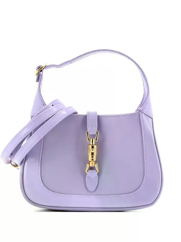 Gucci Jackie 1961 Leather Mini Hobo Bag - Purple