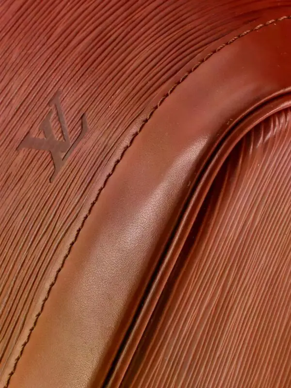 LOUIS VUITTON Vintage Alma Handbag Epi Leather Pm Satchel - Brown