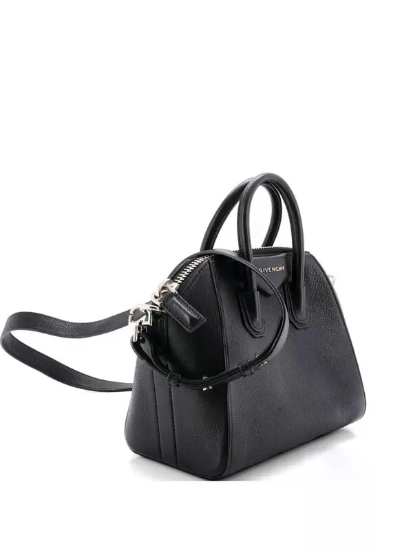Givenchy Antigona Bag Leather Mini Crossbody Bag - Black