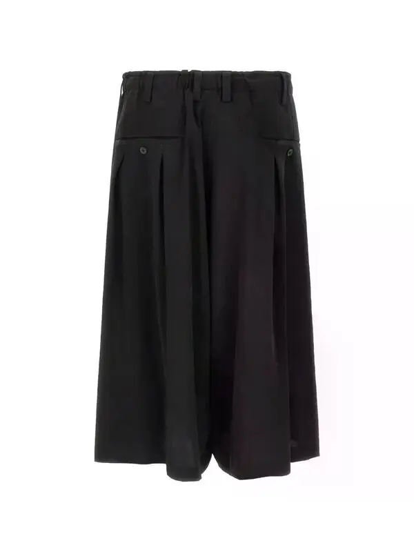 Yohji Yamamoto 8-tuck Elasticated Pleated Trousers