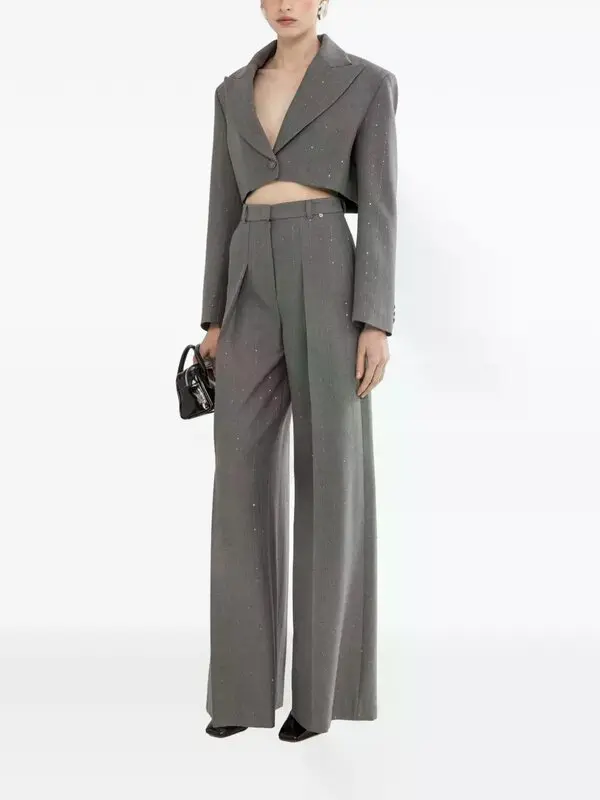 NISSA Sequined Cropped Blazer