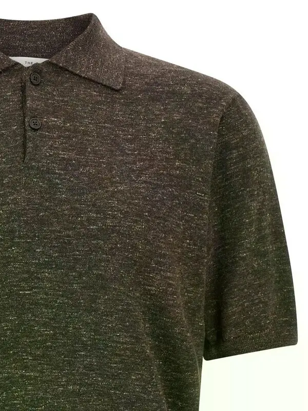 THE ROW Borges Short-sleeve Polo Shirt - Brown