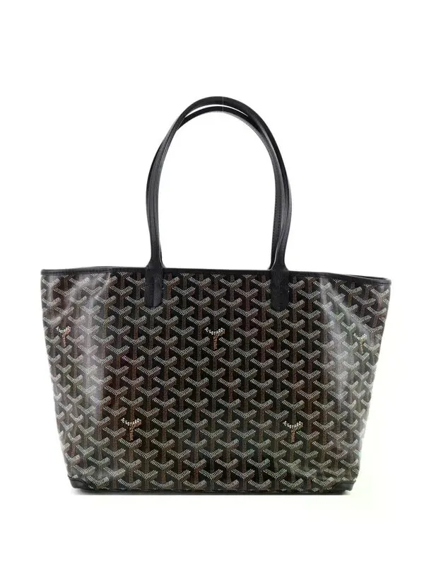 Goyard Artois Coated Canvas Pm Tote Bag - Black