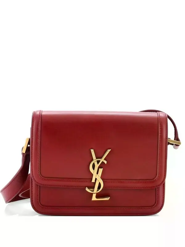 Saint Laurent Solferino Bag Leather Small Crossbody Bag - Red