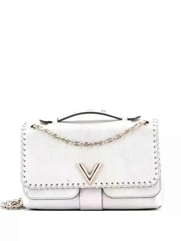 LOUIS VUITTON Very Chain Bag Whipstitch Leather Shoulder Bag - Metallic
