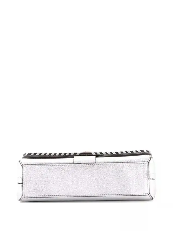 LOUIS VUITTON Chain Bag Whipstitch Leather Shoulder Bag