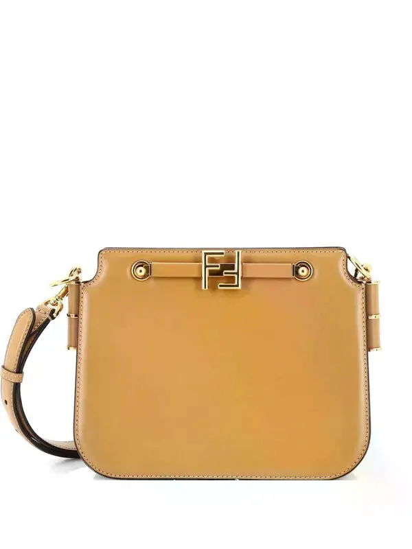 Fendi Touch Leather Shoulder Bag
