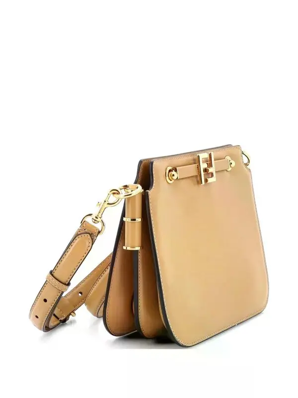 Fendi Touch Leather Shoulder Bag
