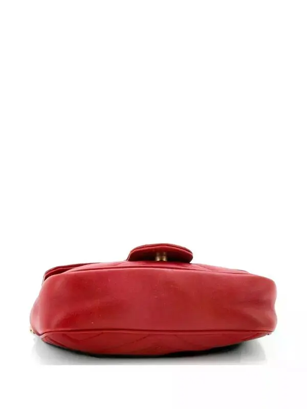 Gucci Gg Marmont Flap Bag Super Mini - Red