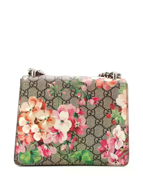 Gucci Dionysus Blooms Print Gg Coated Canvas Mini Shoulder Bag - Brown